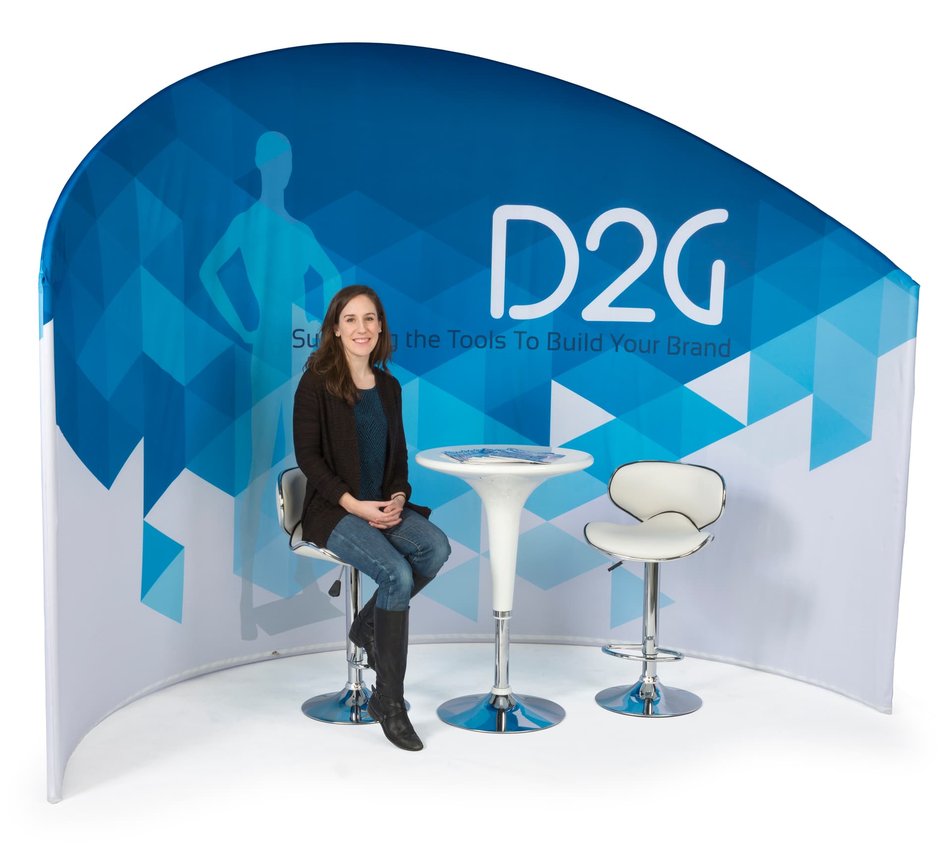 Trade Show Furniture and Graphics Set | Full Color Custom Graphic ...