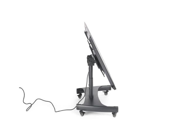 Confidence Monitor Stand | Low Height Angled Cart | Displays2Go
