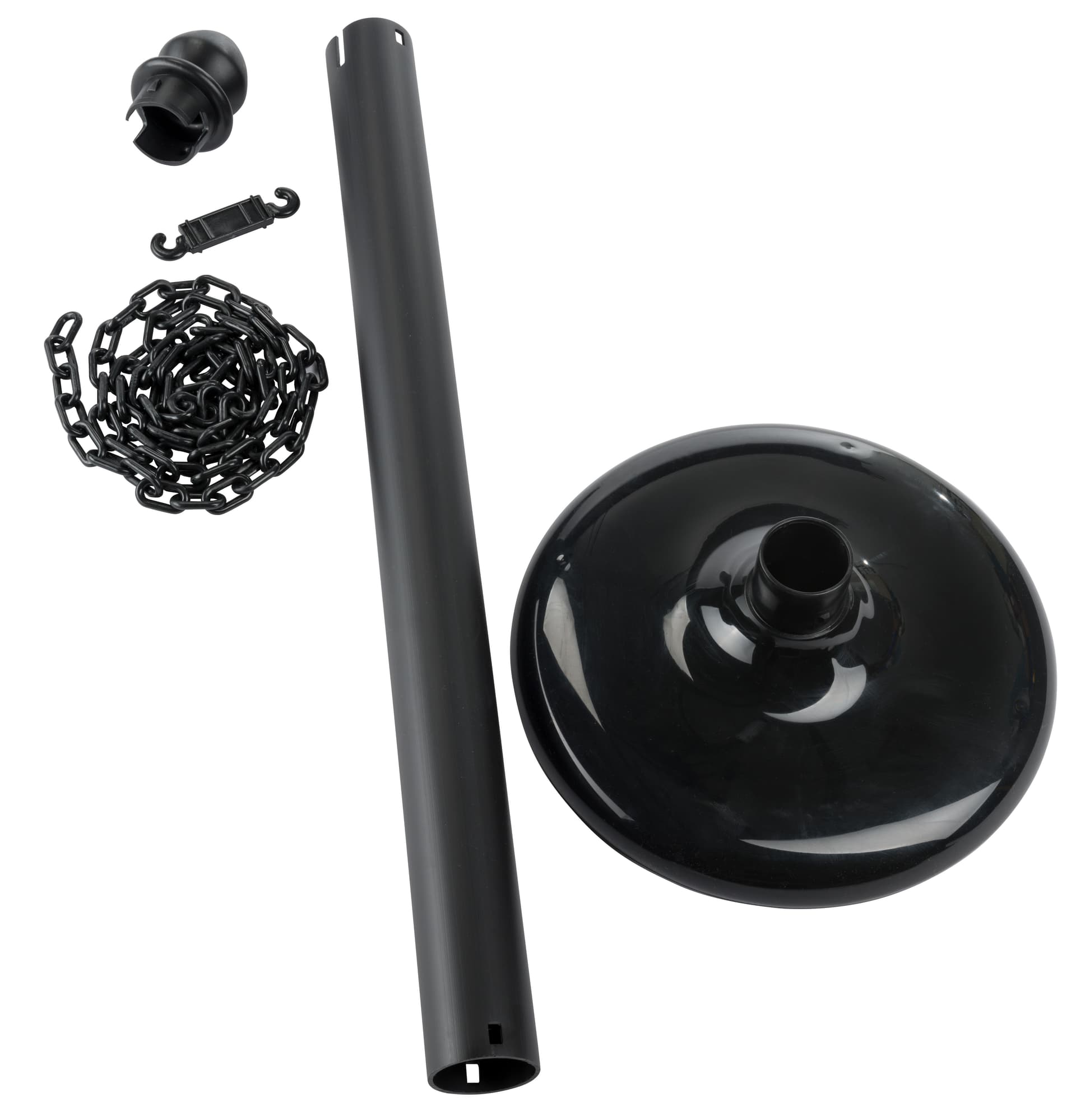 Black Plastic Chain Stanchions | Ideal for Indoor or Outdoor Use ...