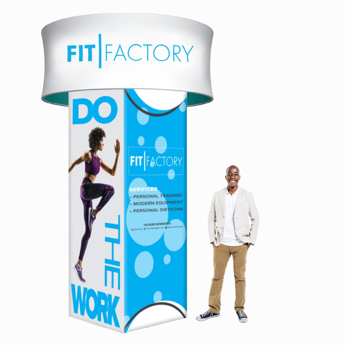 12' Trade Show Tower | Displays2Go