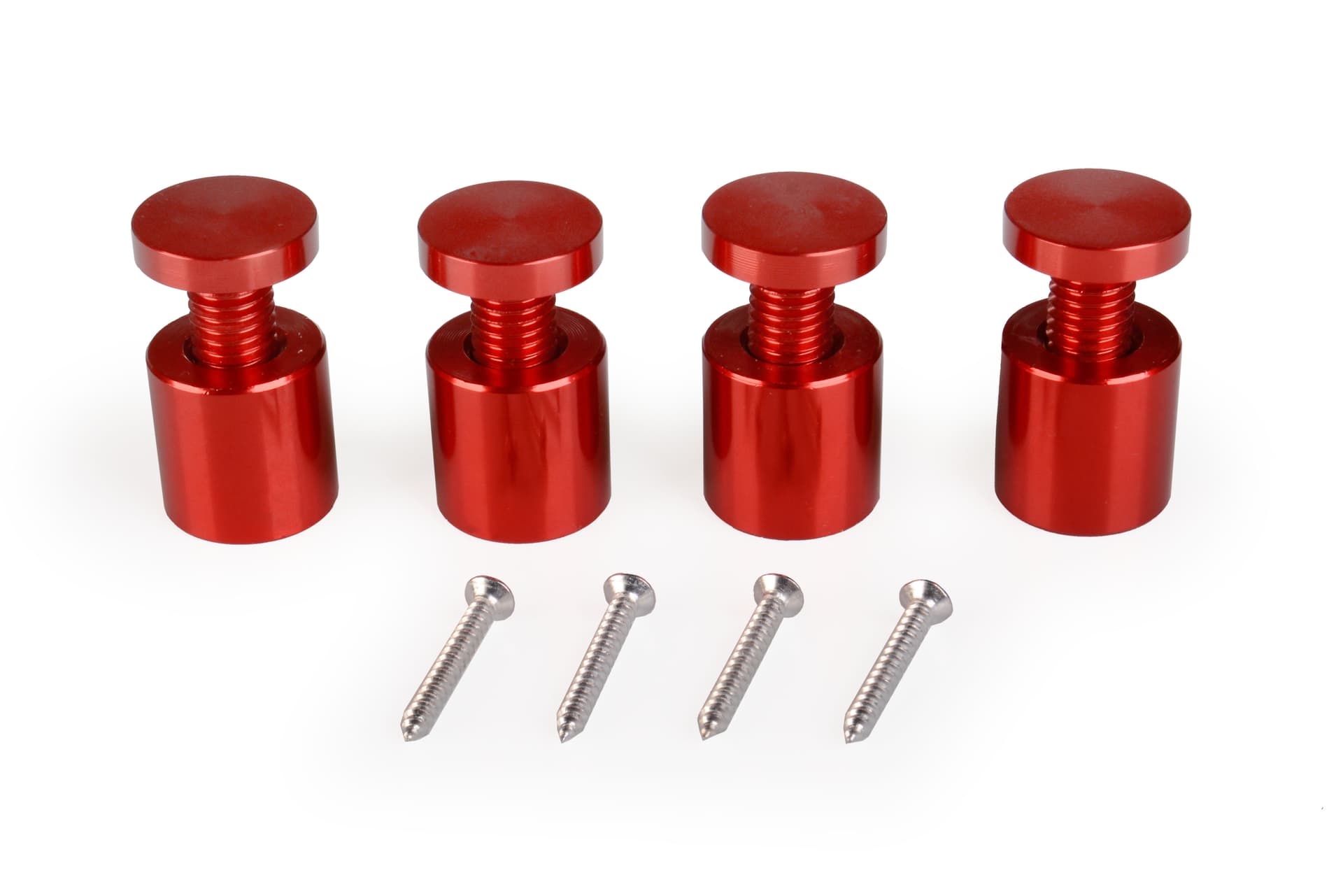 Red Standoffs for Signs | Aluminum Construction | Displays2Go
