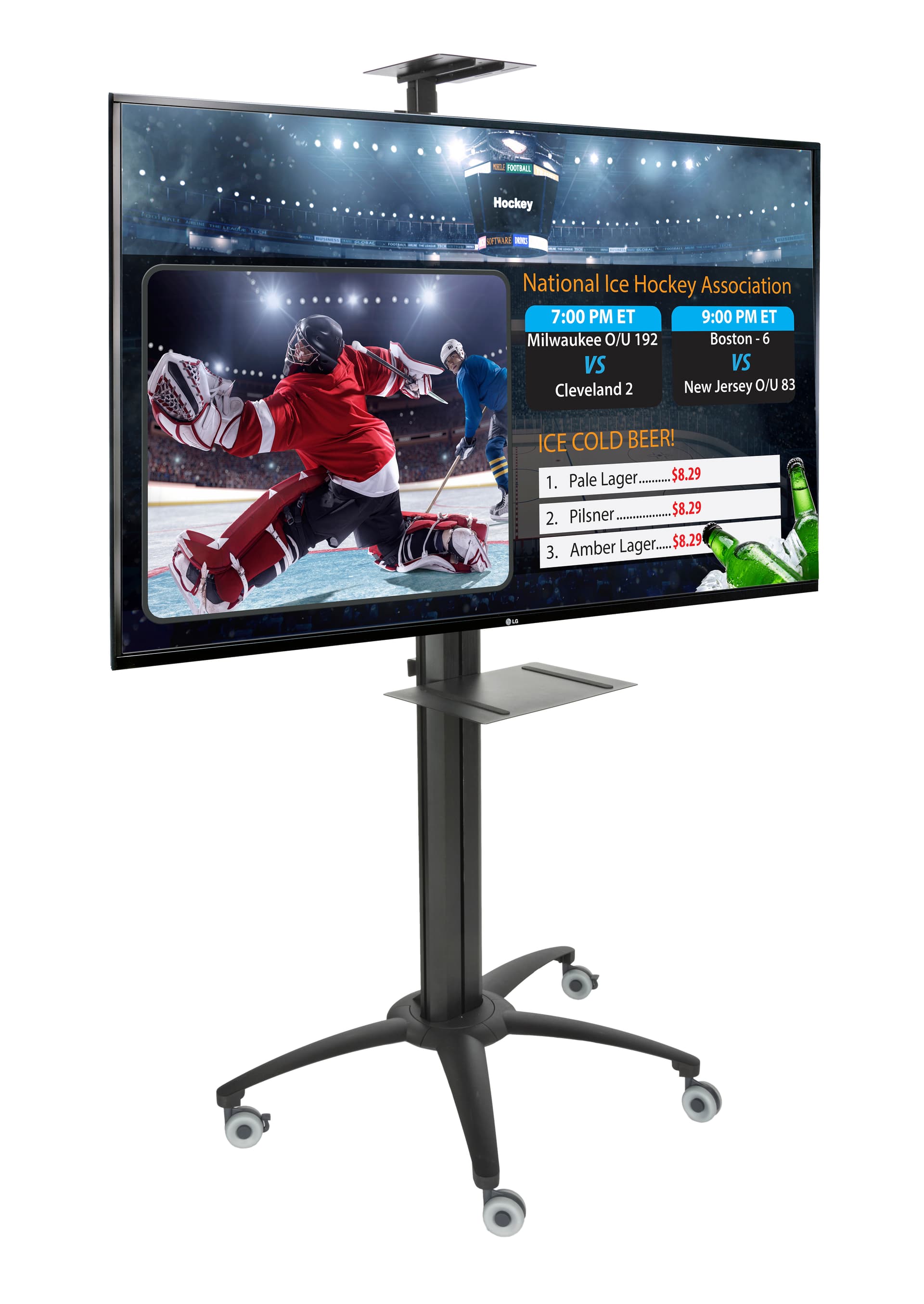 Rolling Digital Signage Display | Remote Control up to 50 Devices ...