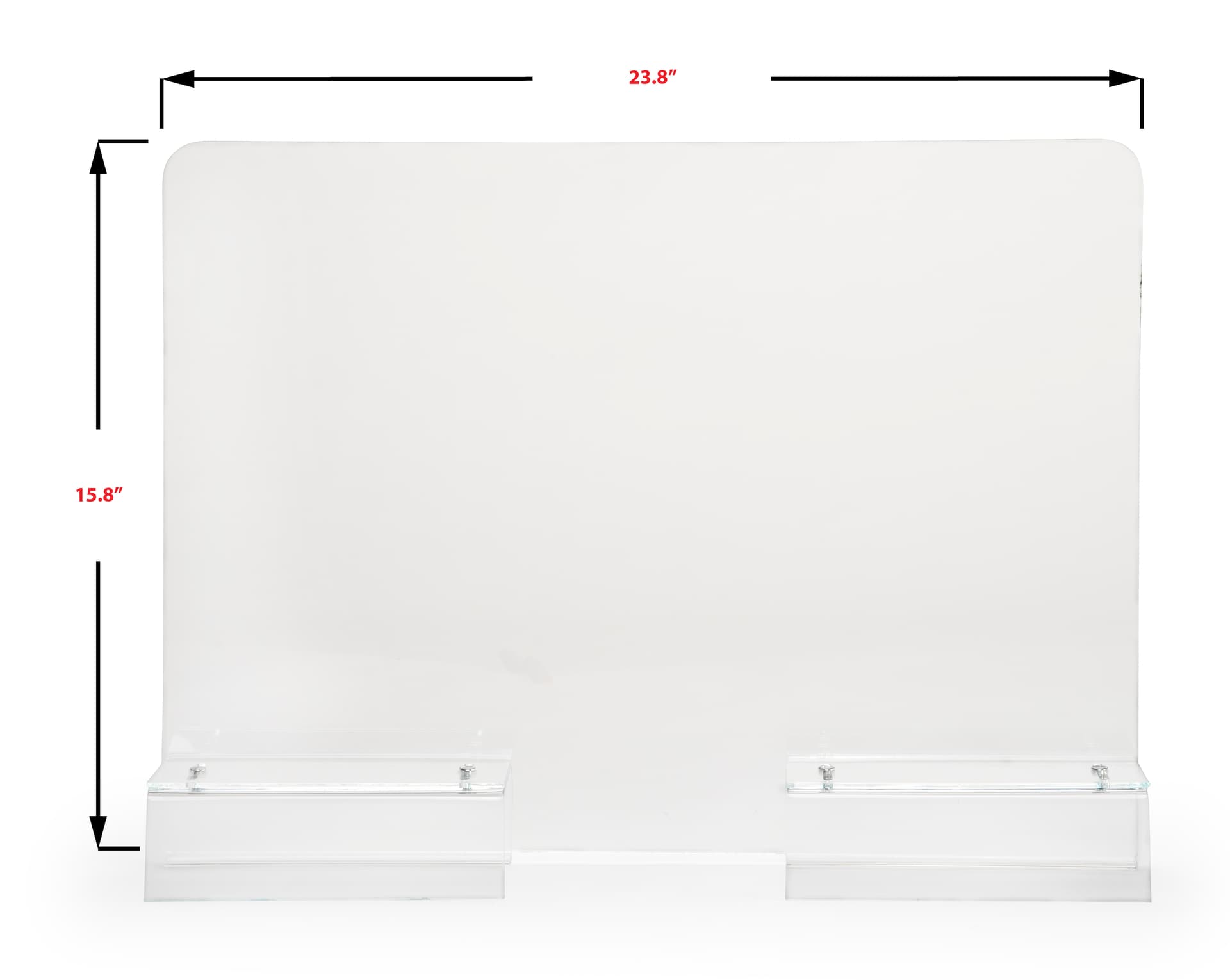 Clear Acrylic Cubicle Panel Extender | Dry Erase Write-On Design ...