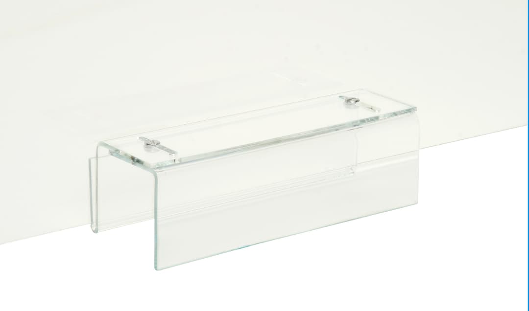 Clear Acrylic Cubicle Panel Extender | Dry Erase Write-On Design ...