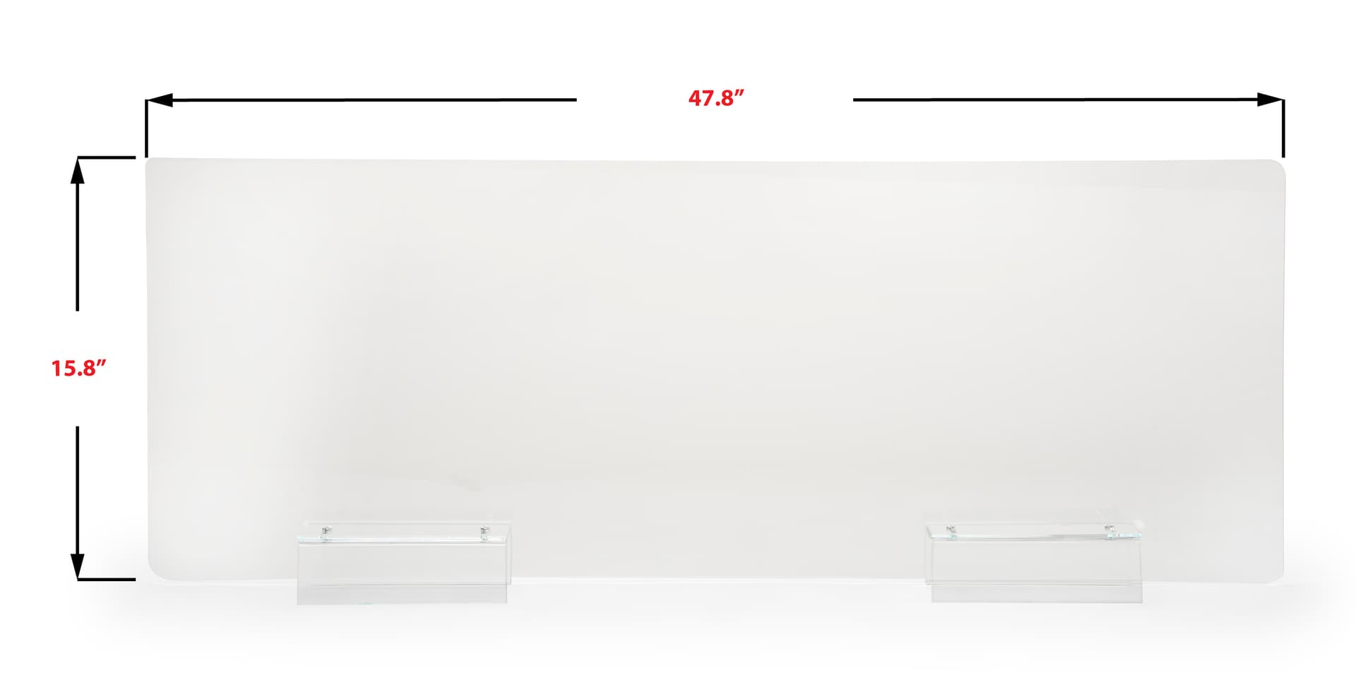 Clear Acrylic Cubicle Extender | Write On Sneeze Guard Panel | Displays2Go