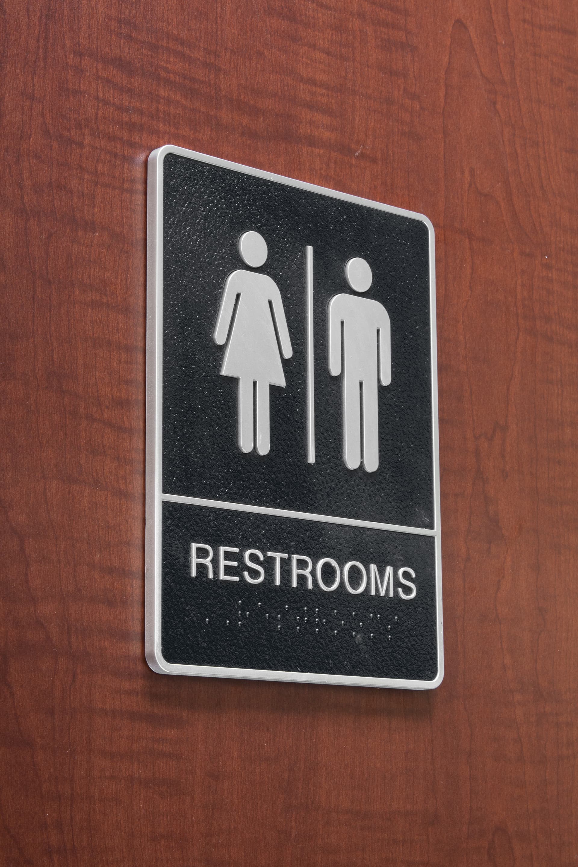 This Compliance Signage is ADA Compliant! These Unisex Restroom Signs ...
