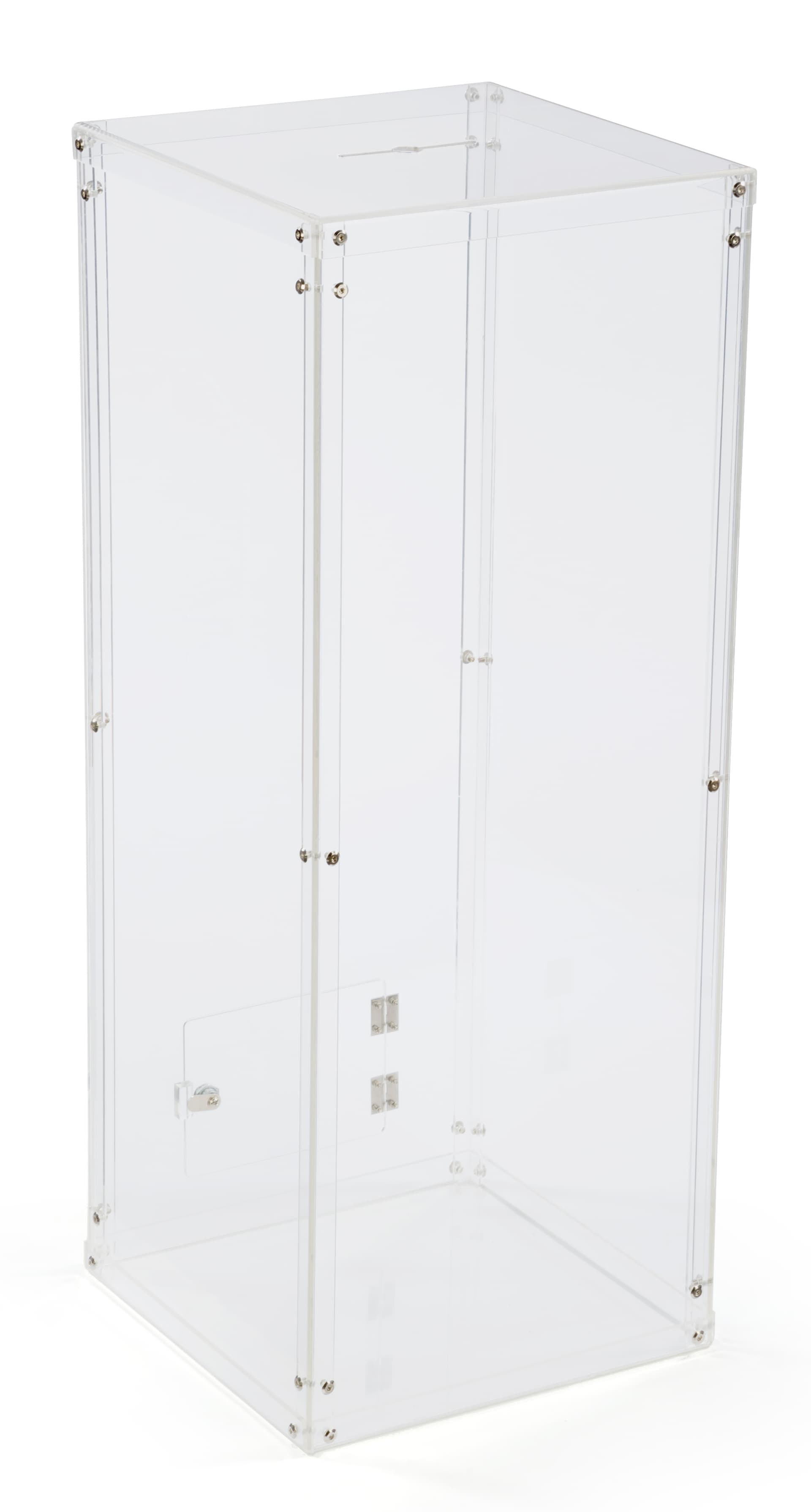 Acrylic Donation Box | Floorstanding | Displays2Go