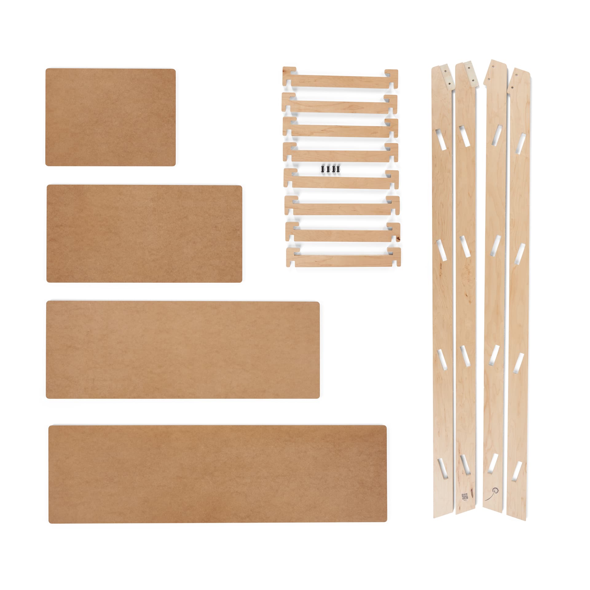 A Frame Shelf | 4-Tiered Shelving with Flat-Pack Design | Displays2Go