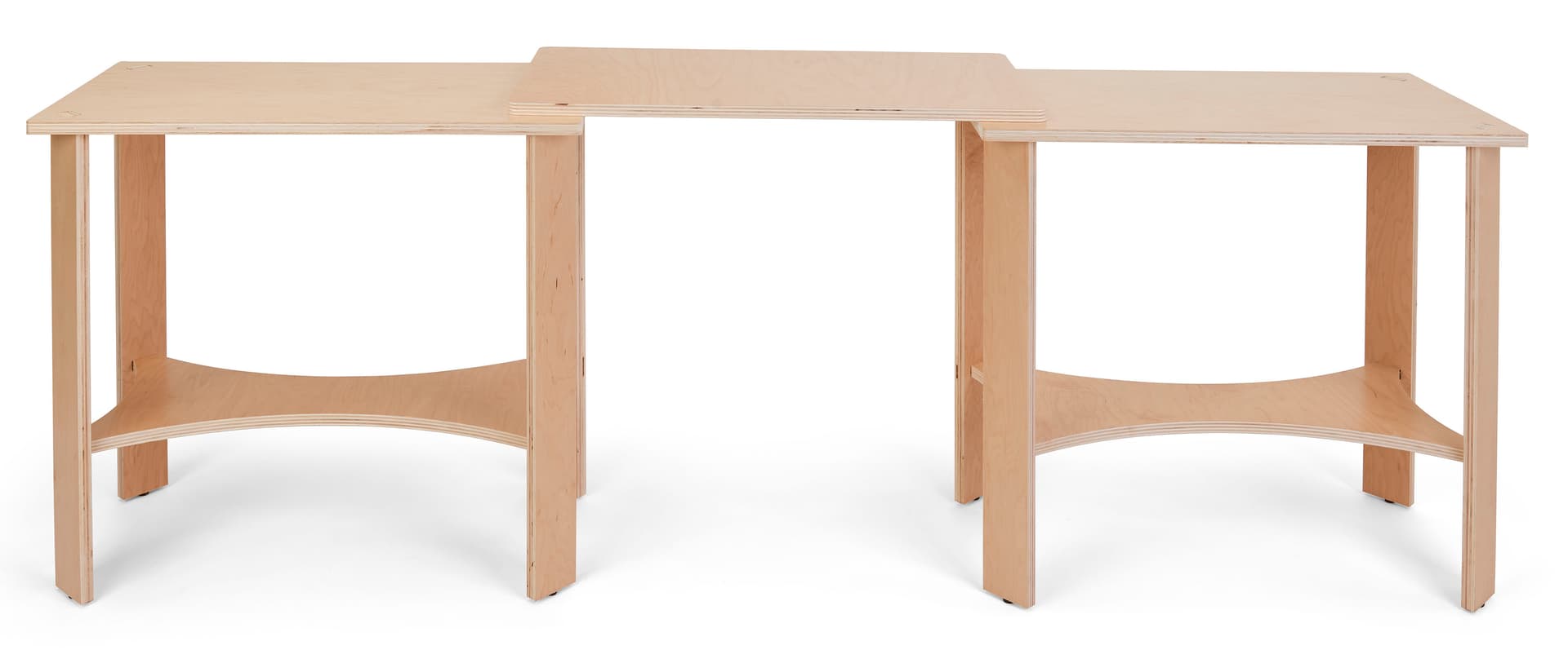 Collapsible Wooden Display Tables | 82" Long Tabletop | Displays2Go