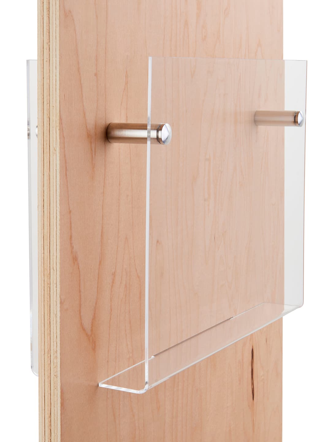 Knockdown Wood Literature Stand | Double-Sided Design | Displays2Go