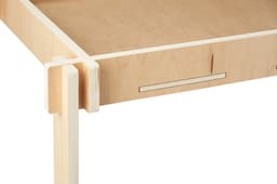 Wooden Retail Dump Table | Eco-Friendly Poplar Wood | Displays2Go