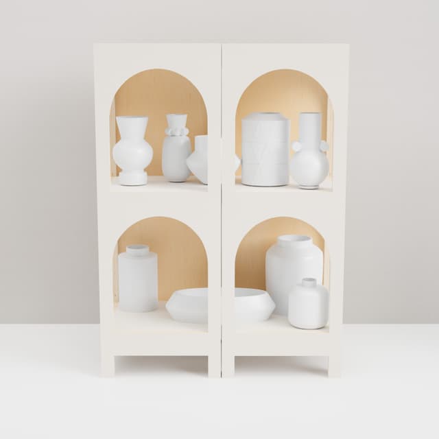 Arch Display Shelf | Made with FSC-Certified Wood | Displays2Go