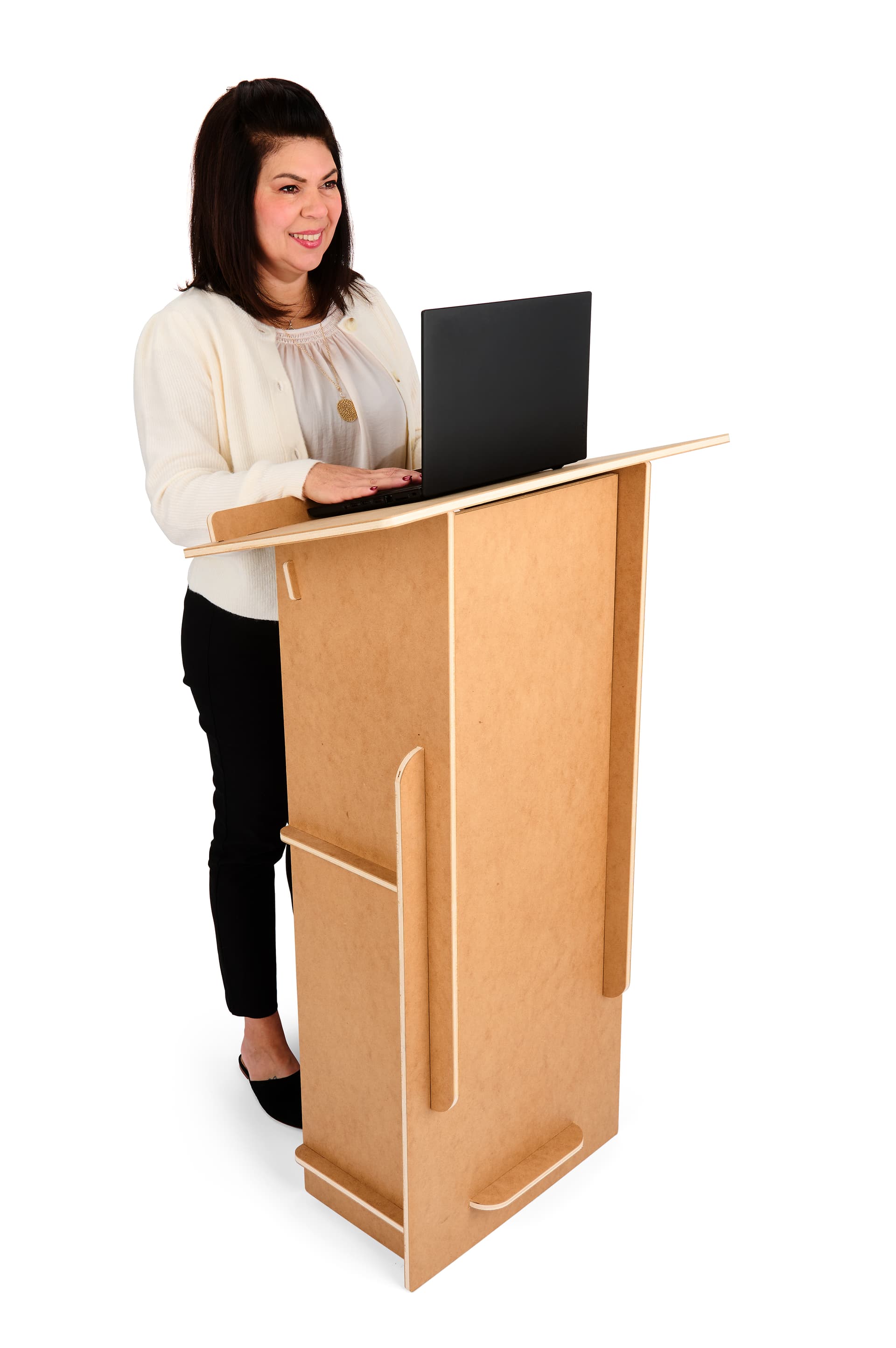 Portable Podium | Knock Down Eco-Friendly | Displays2Go