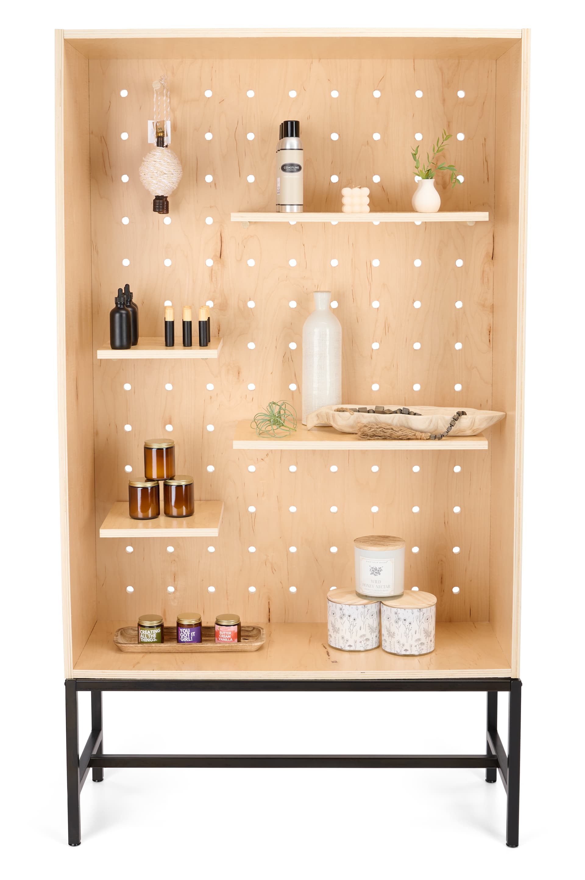 Shadow Box Display with Pegboard | Eco-Friendly Packaging | Displays2Go