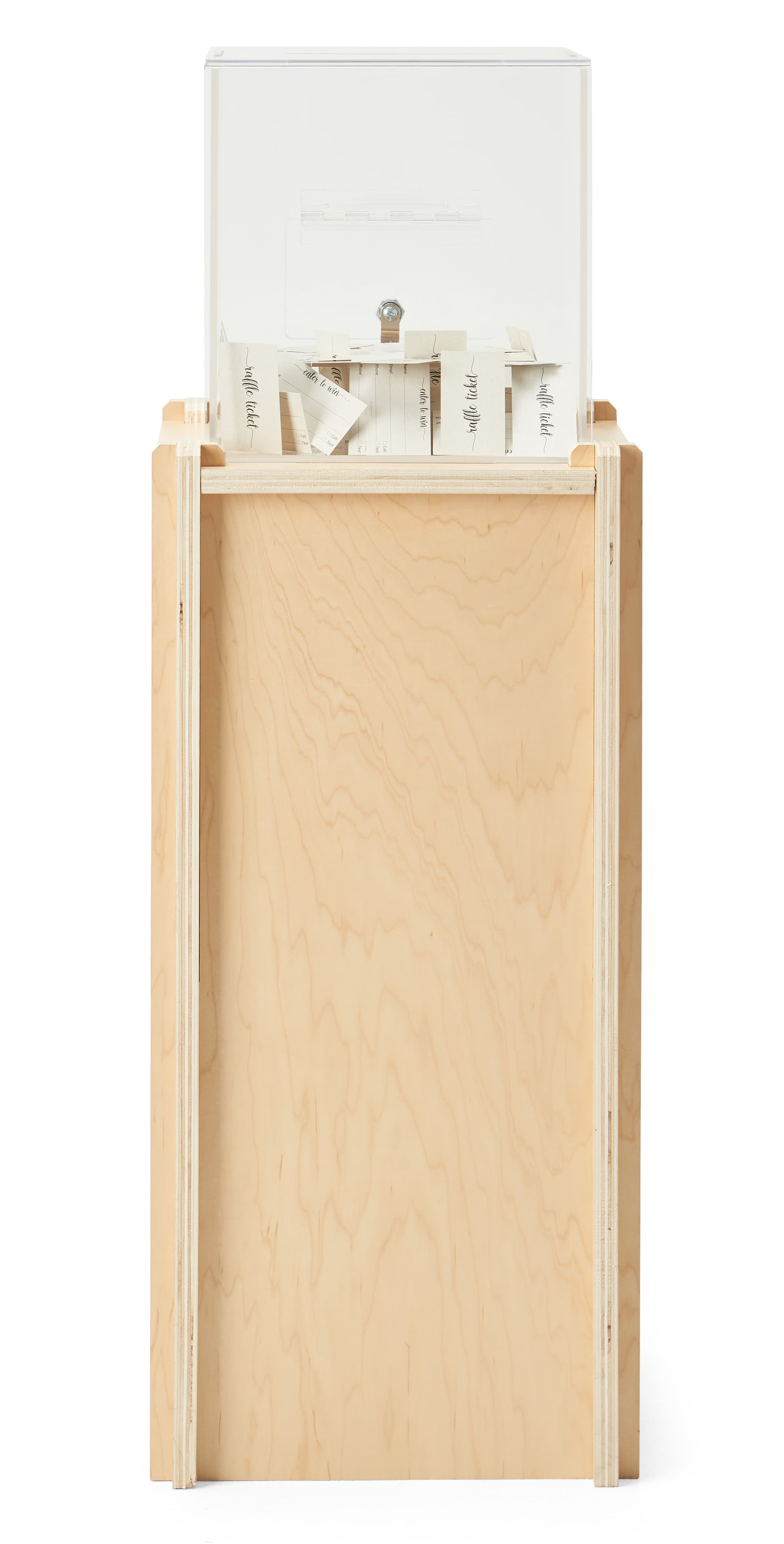 Floor Standing Donation Box | Eco-Friendly Made in USA Design | Displays2Go