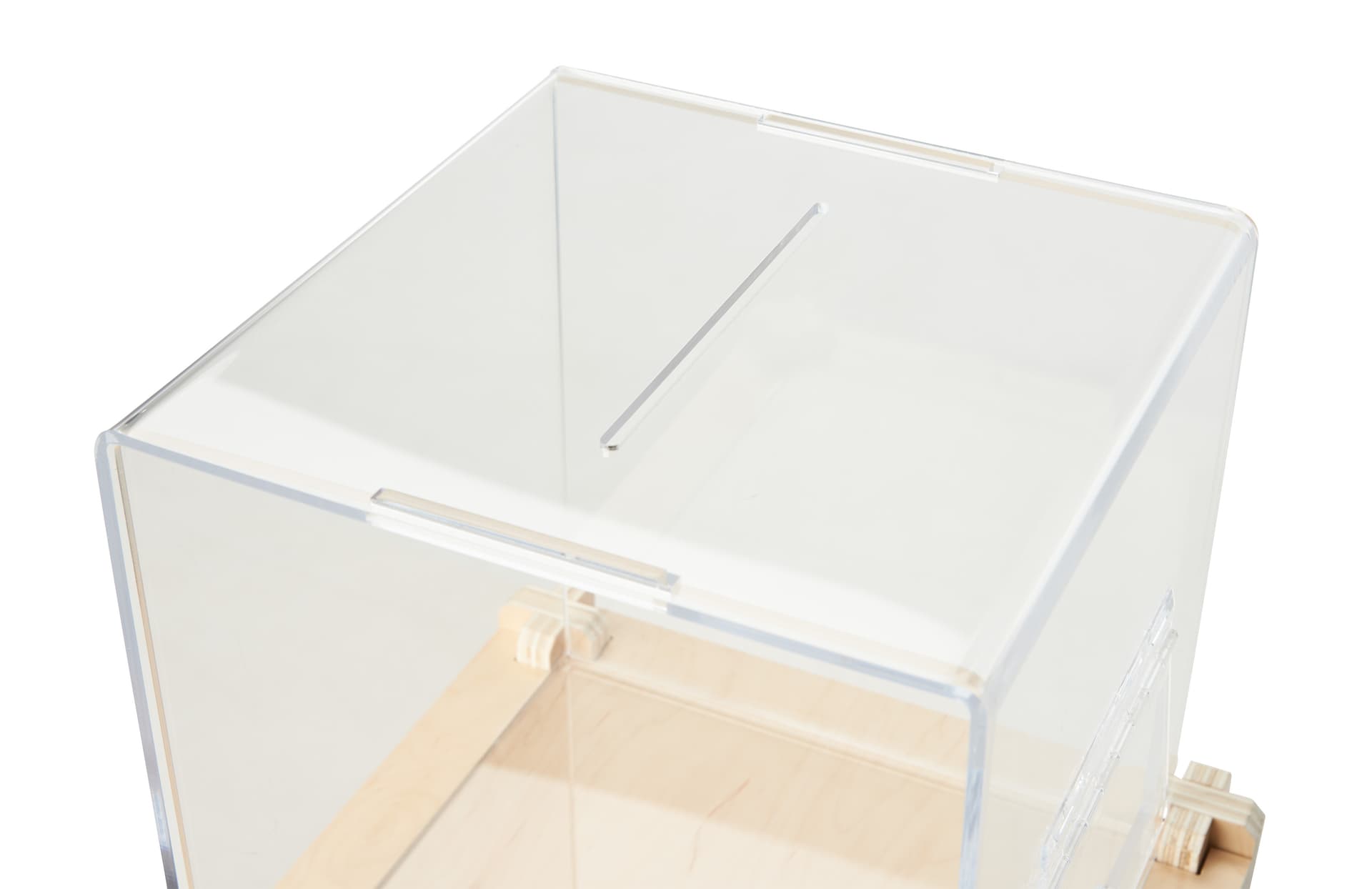 Floor Standing Donation Box | Eco-Friendly Made in USA Design | Displays2Go