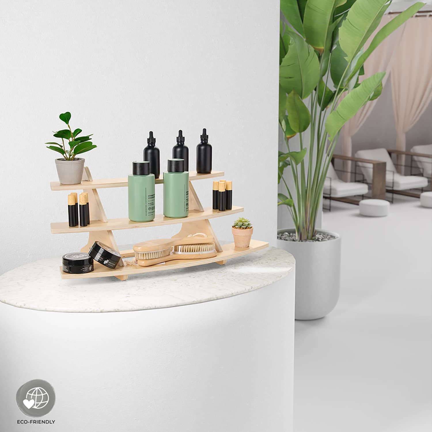 3 Tier Display Stand | Eco-Friendly and Portable Flat-Pack Design ...