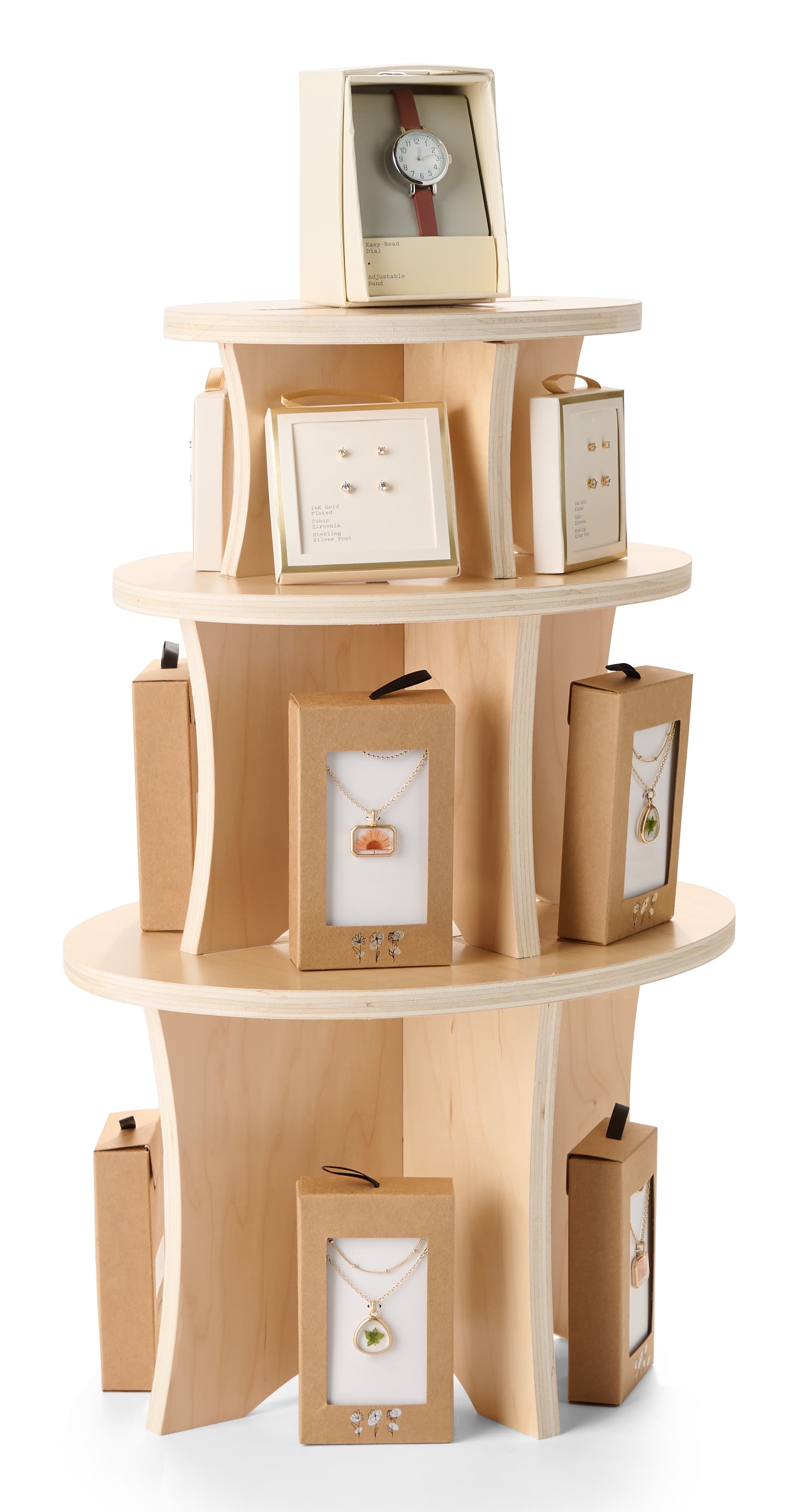 Wood Display Risers | 3 Various Sizes and Sustainable Build | Displays2Go