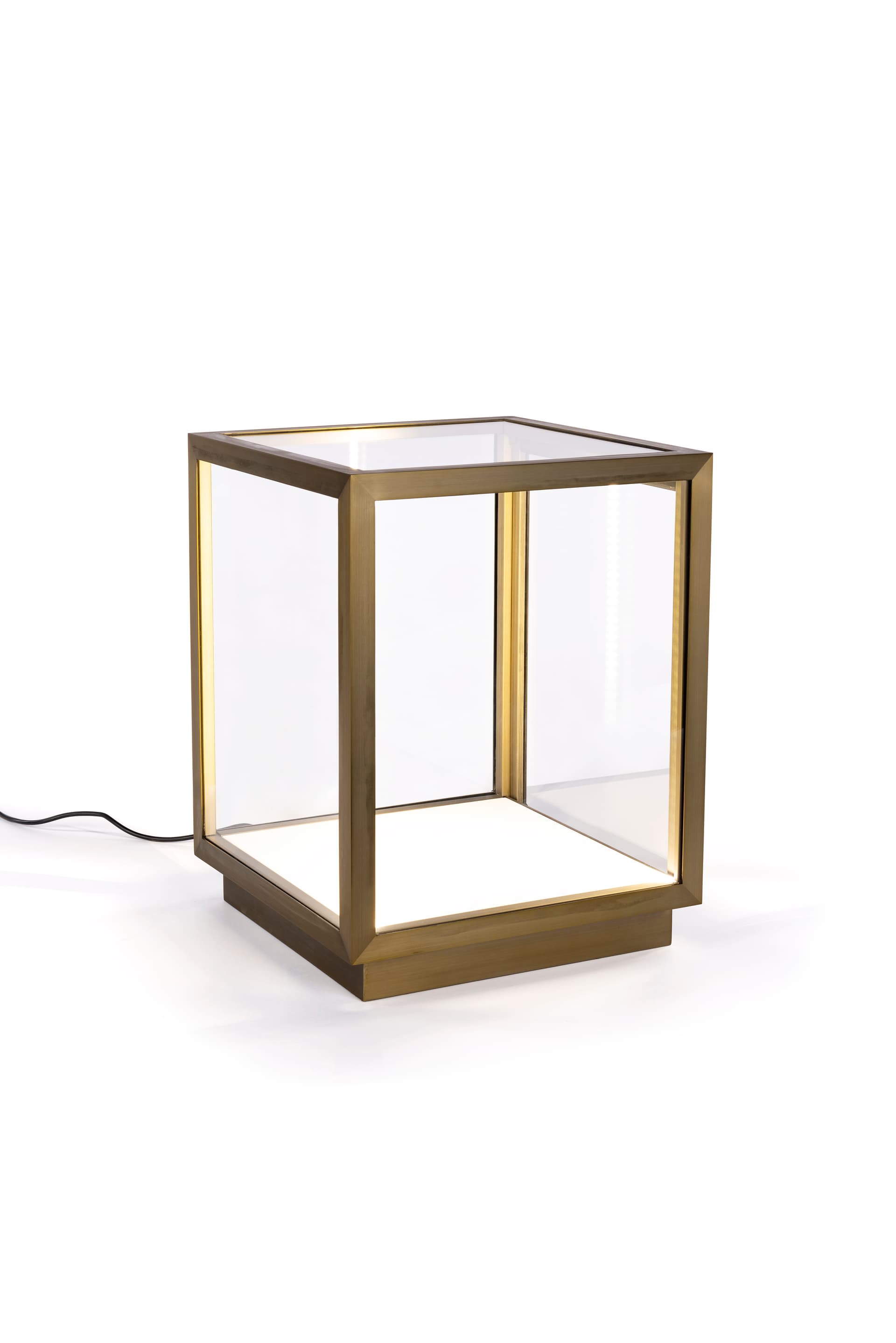 Tabletop Display Vitrine | LED Illuminated Shadow Box | Displays2Go