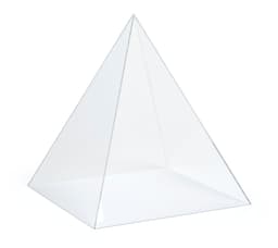 Acrylic Pyramid Box | Lift-Off Loading Style | Displays2Go