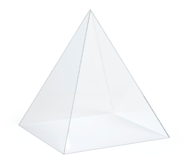 Acrylic Pyramid Box | Lift-Off Loading Style | Displays2Go