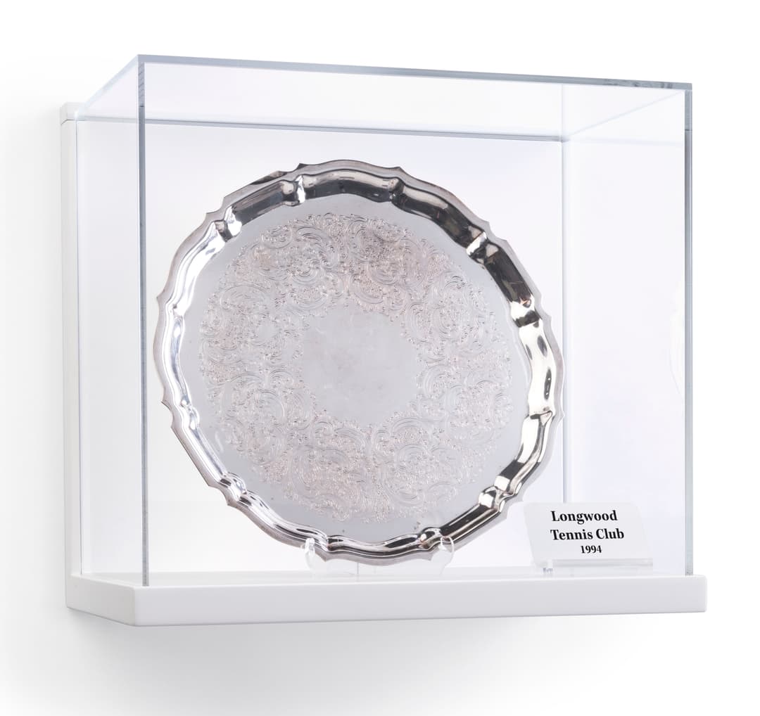 Museum Style Wall Vitrine | White MDF Interior | Displays2Go
