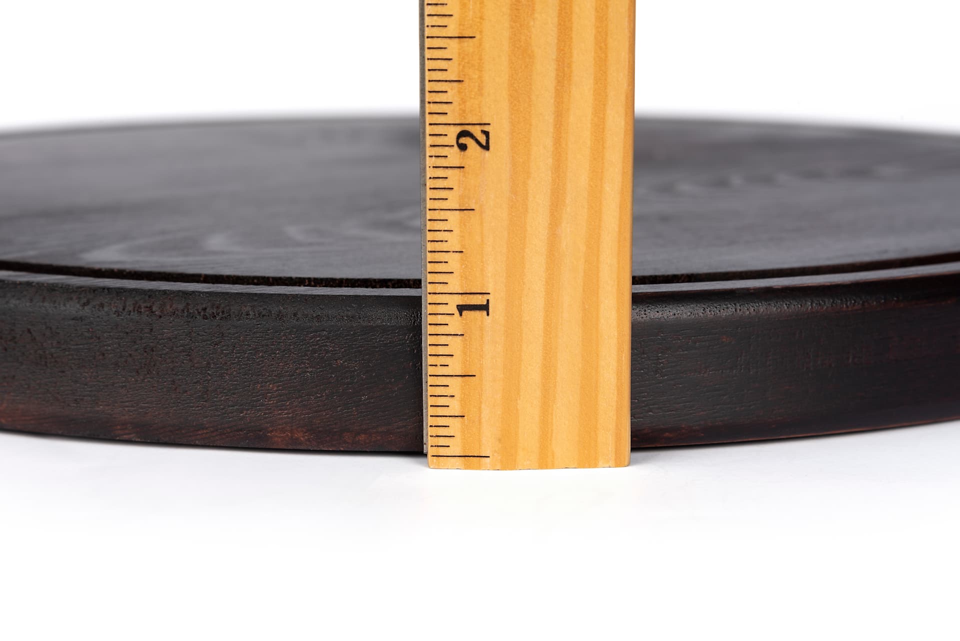 Glass Dome Wood Bases | Natural or Dark Brown Finish | Displays2Go