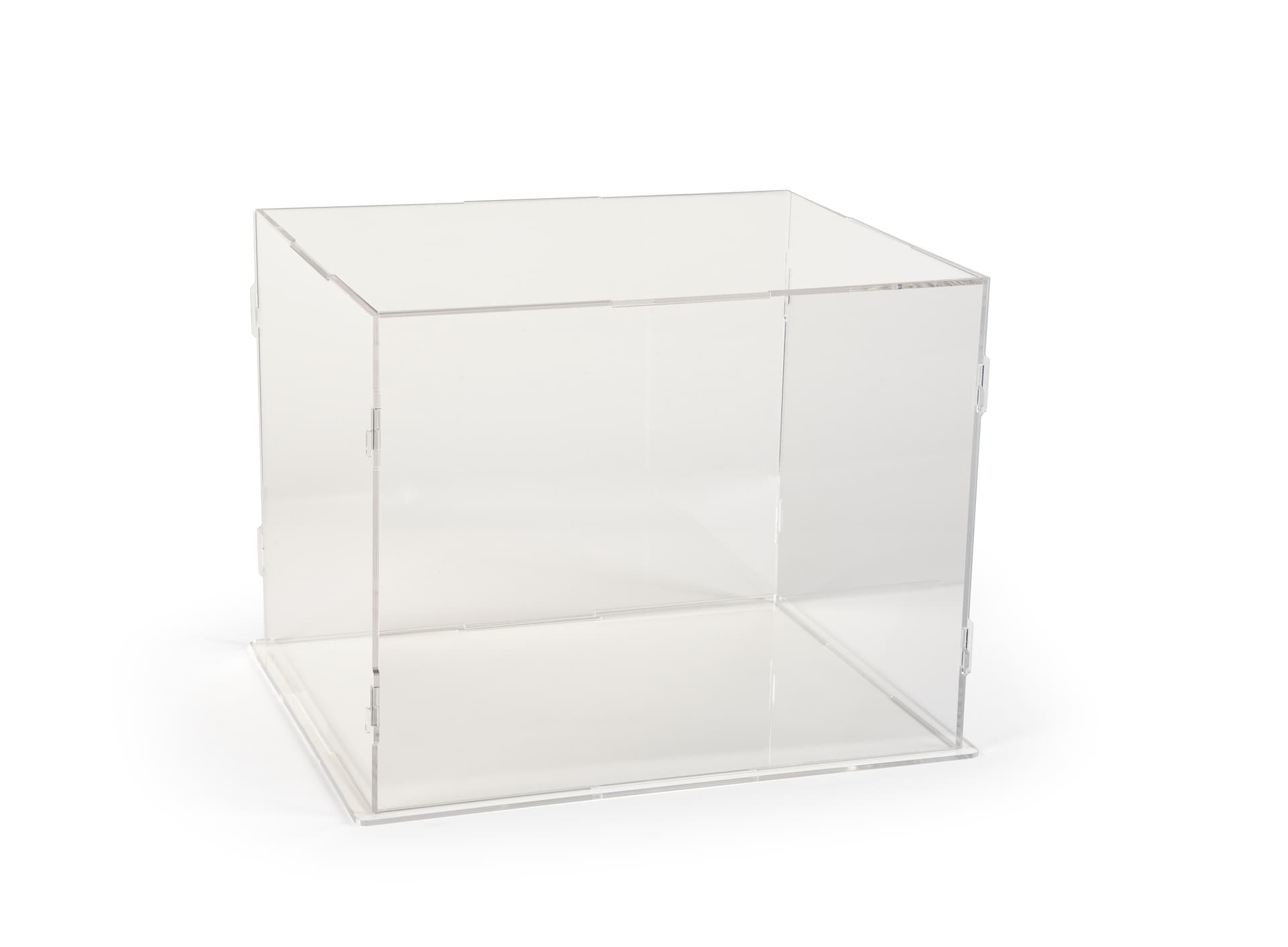 Large Clear Display Riser Case | 19 x 15 x 15 Portable Showcase ...