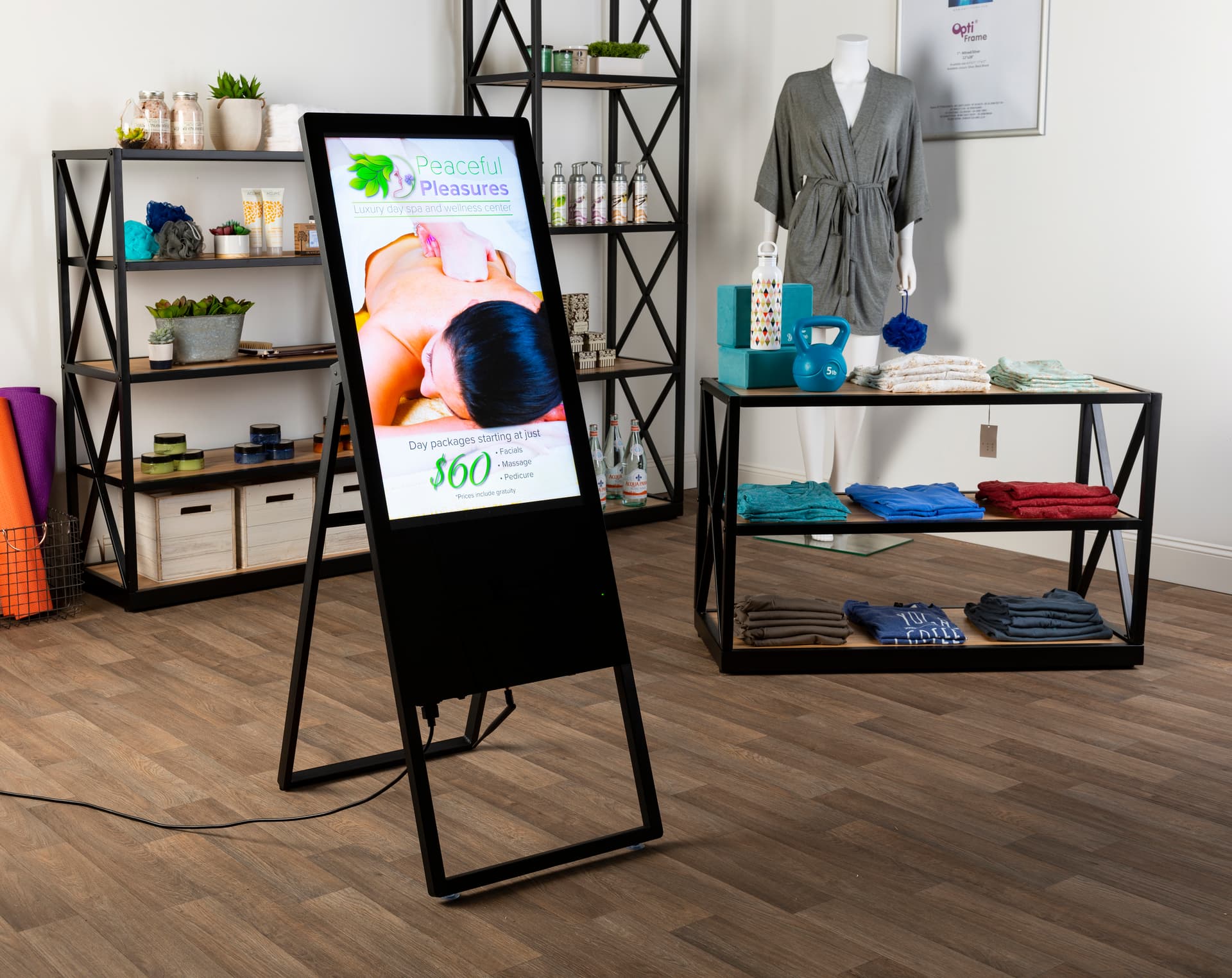 A-Frame Digital Sign | 32-inch 1080p Display | Displays2Go