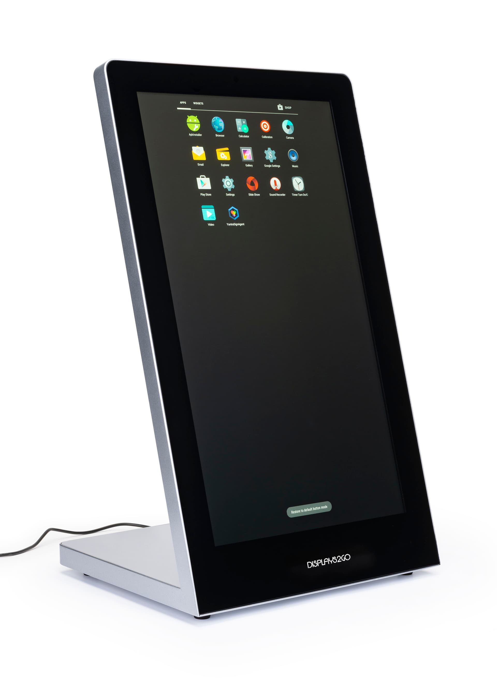 Touchscreen Tabletop Kiosk | For Picture, Video & Music Files | Displays2Go
