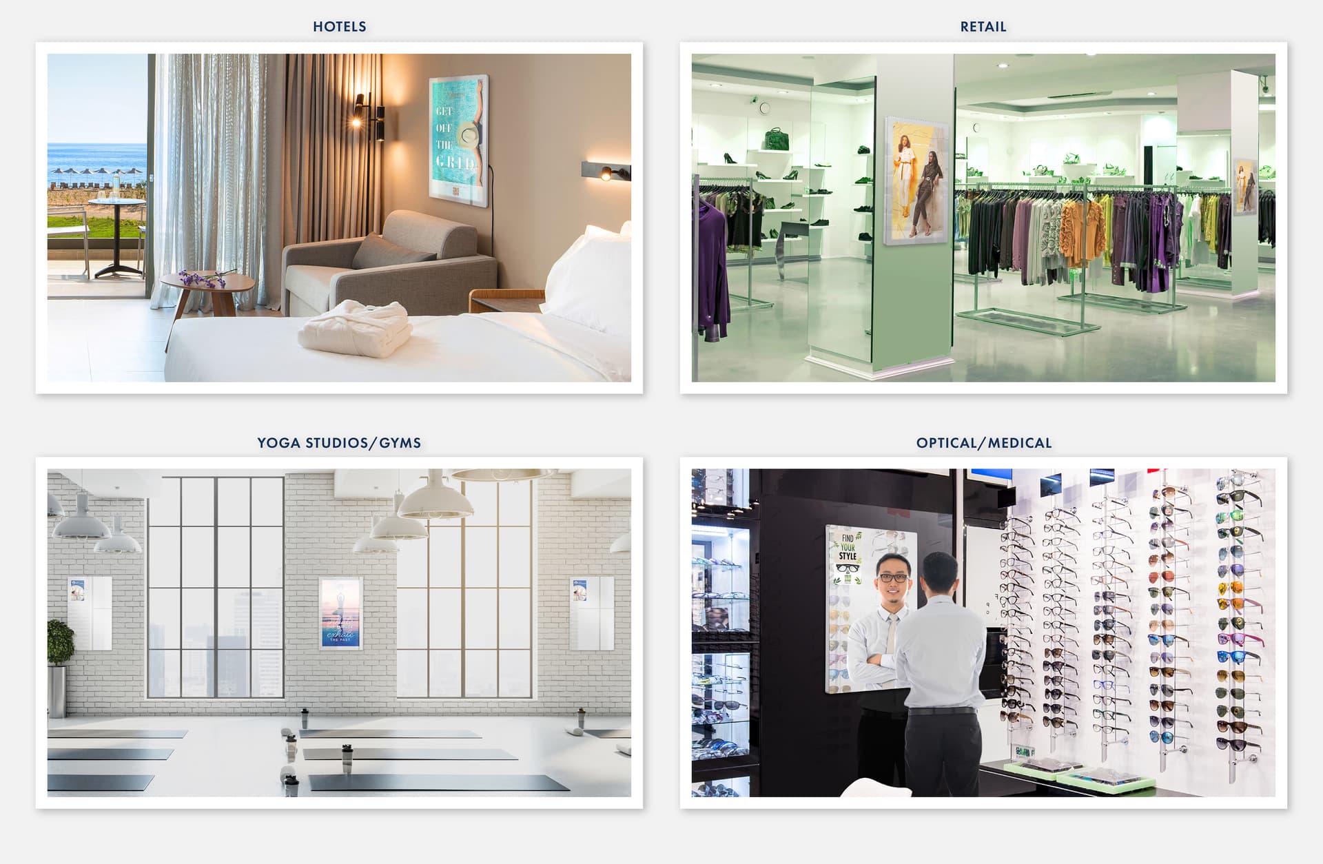 Digital Mirror Advertising Display | Smart Motion Sensing Screen ...