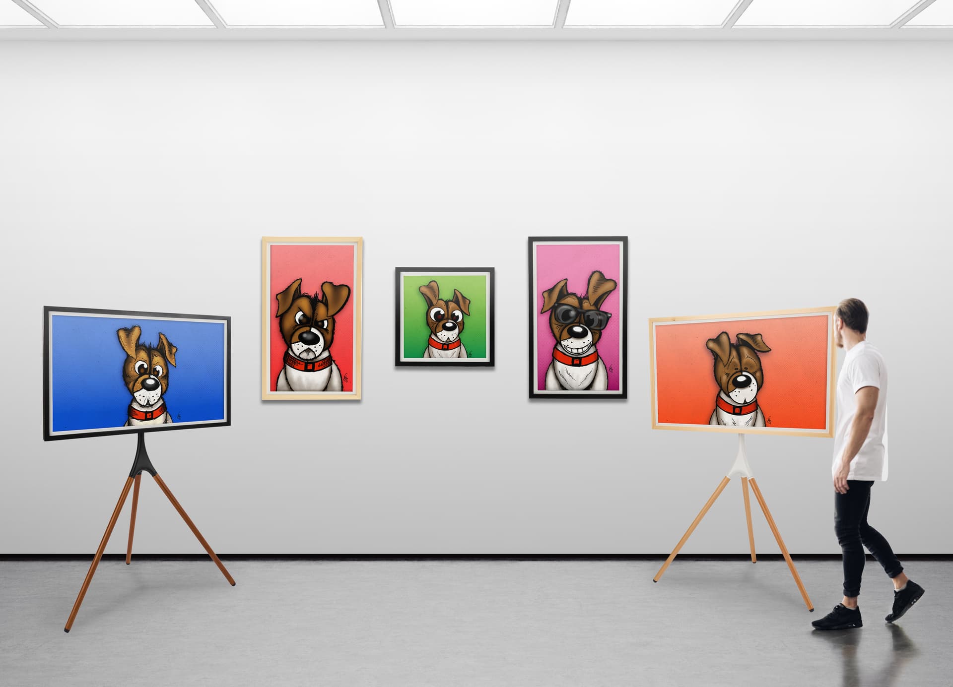 NFT Art Display | Secure Screen Casting and Anti-Glare Glass | Displays2Go