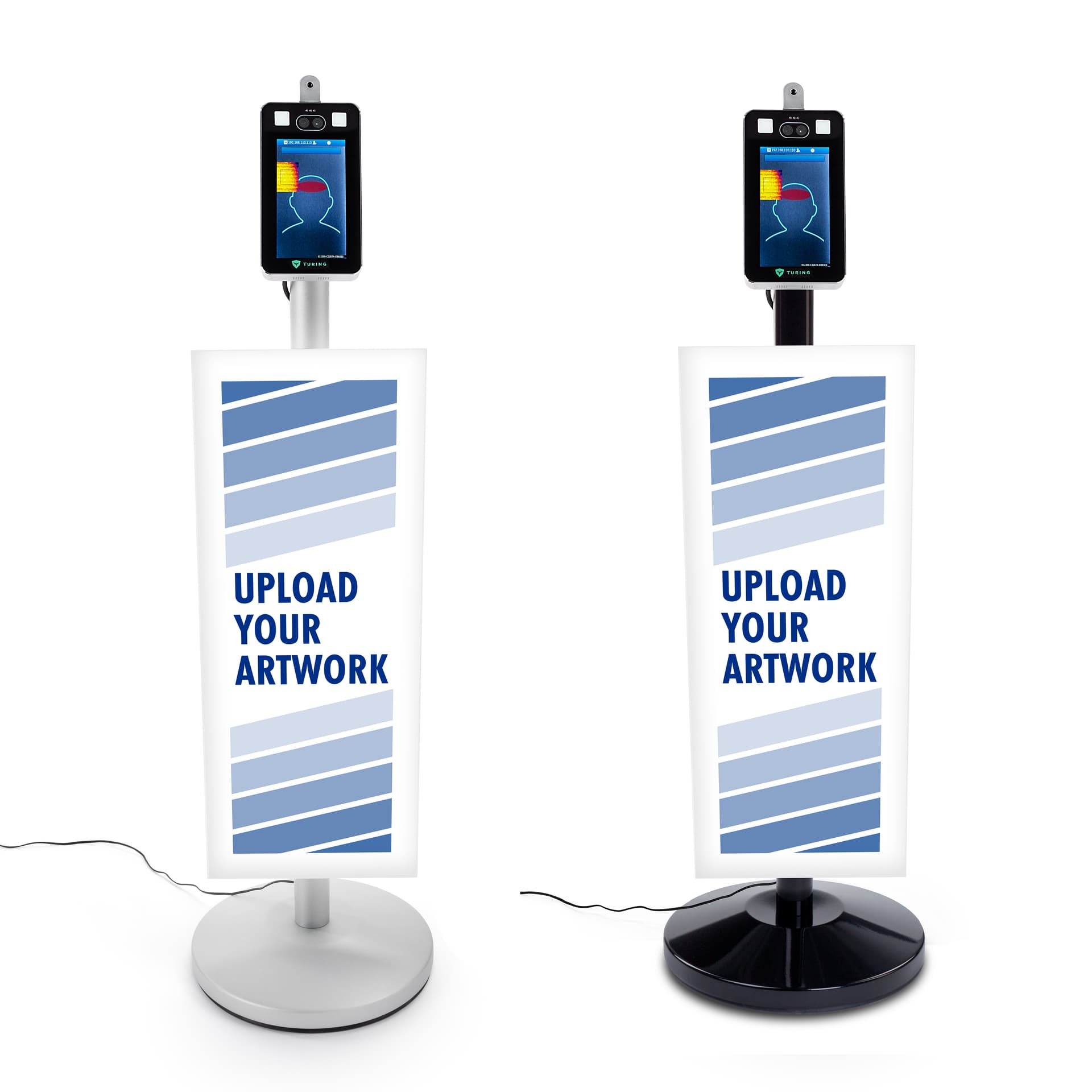 Contactless Temperature Scanning Kiosk | Floor Standing Placement ...