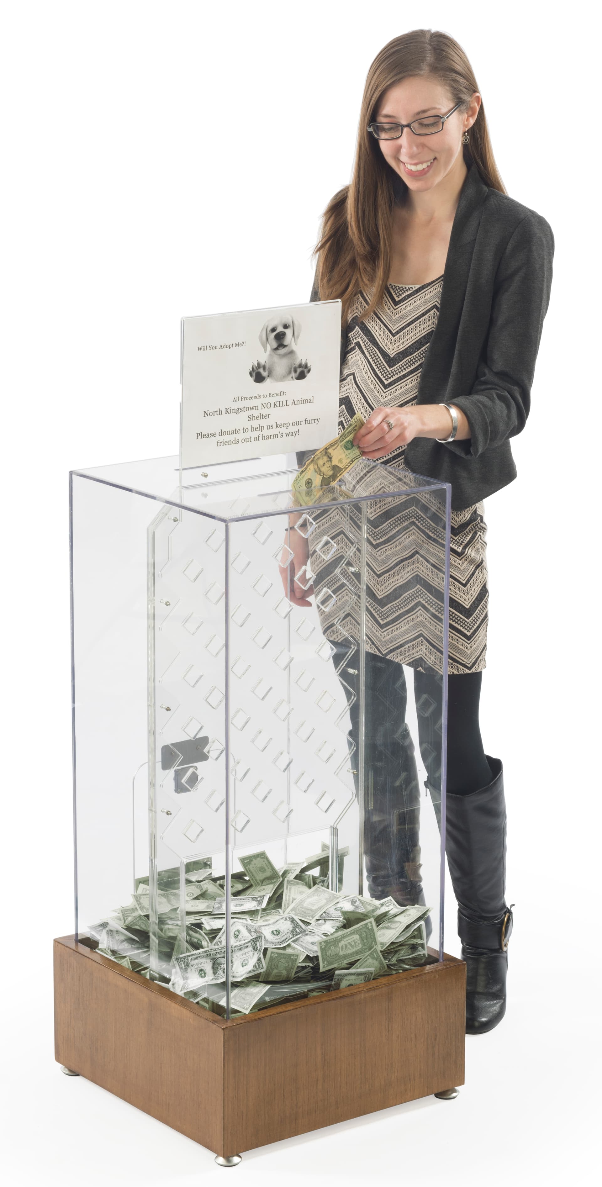 Coin Drop Game | Locking w/ Header for Signage | Displays2Go