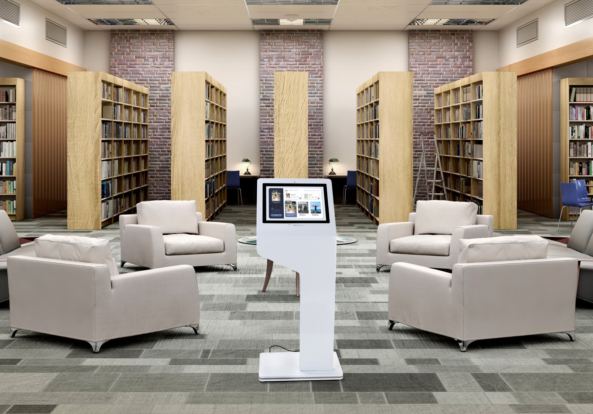 Touch Screen Interactive Kiosk with Camera | Front Facing Camera ...