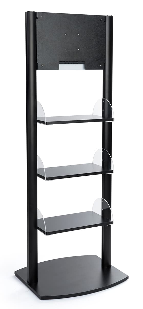 Digital Sign Merchandising Shelves | Built-In Speakers | Displays2Go