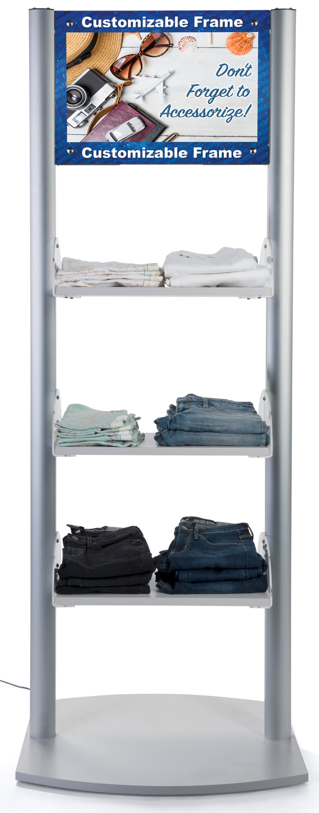 Retail Shelves with Branded Digital Sign | HD 1080p Resolution ...