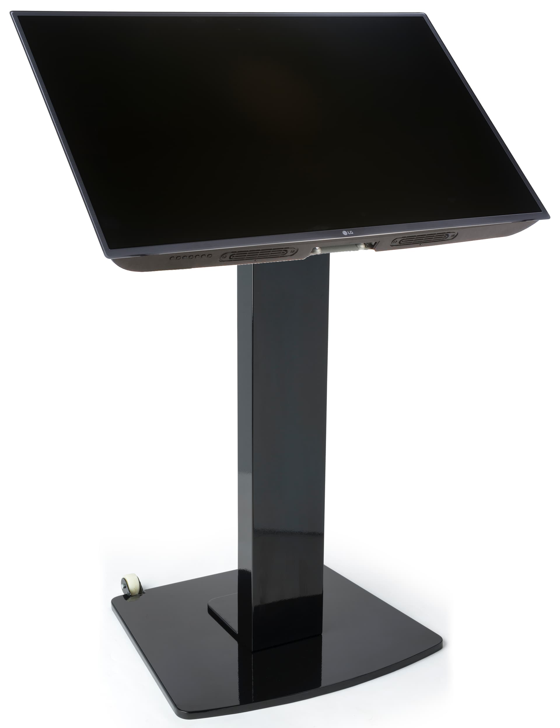 LCD Monitor Floor Stand |Tilt-and-Roll Base | Displays2Go