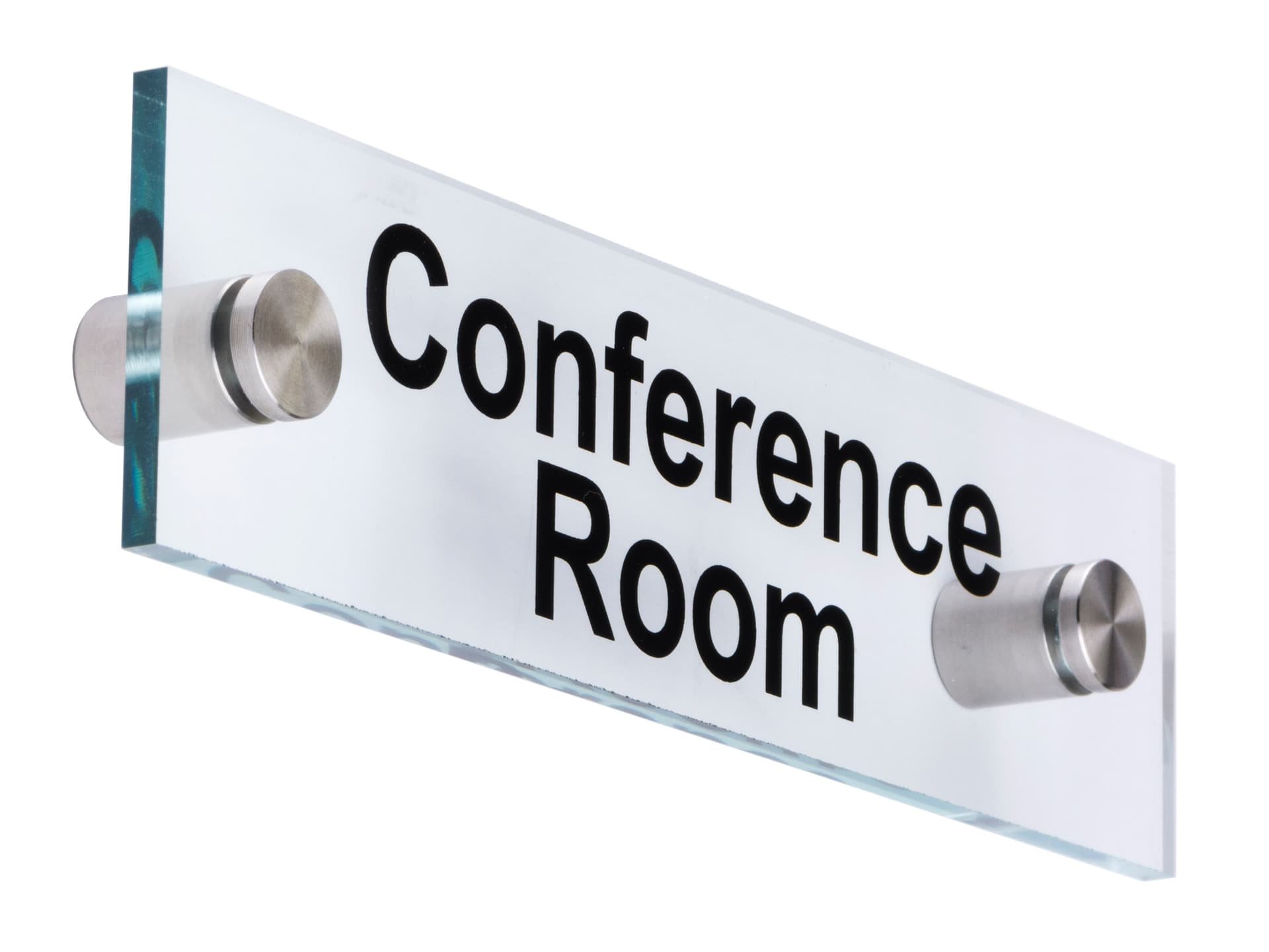 Acrylic Office Room Signs | Set of 5 with Steel Standoffs | Displays2Go