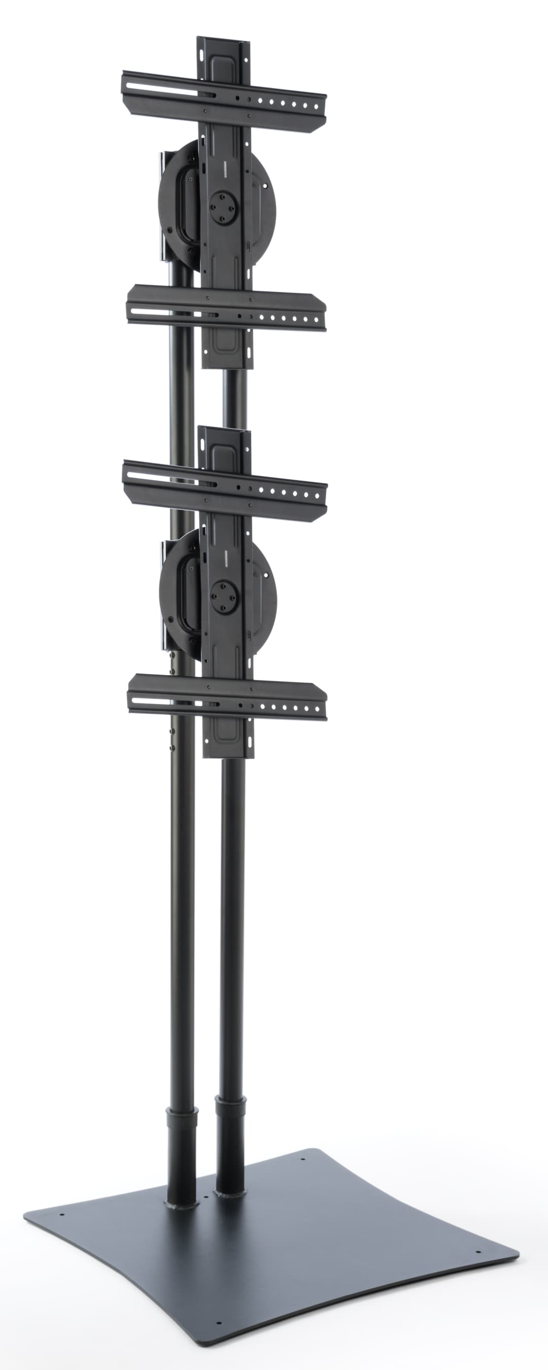 Freestanding Dual TV Stand | Fits 32” – 70” Screens | Displays2Go