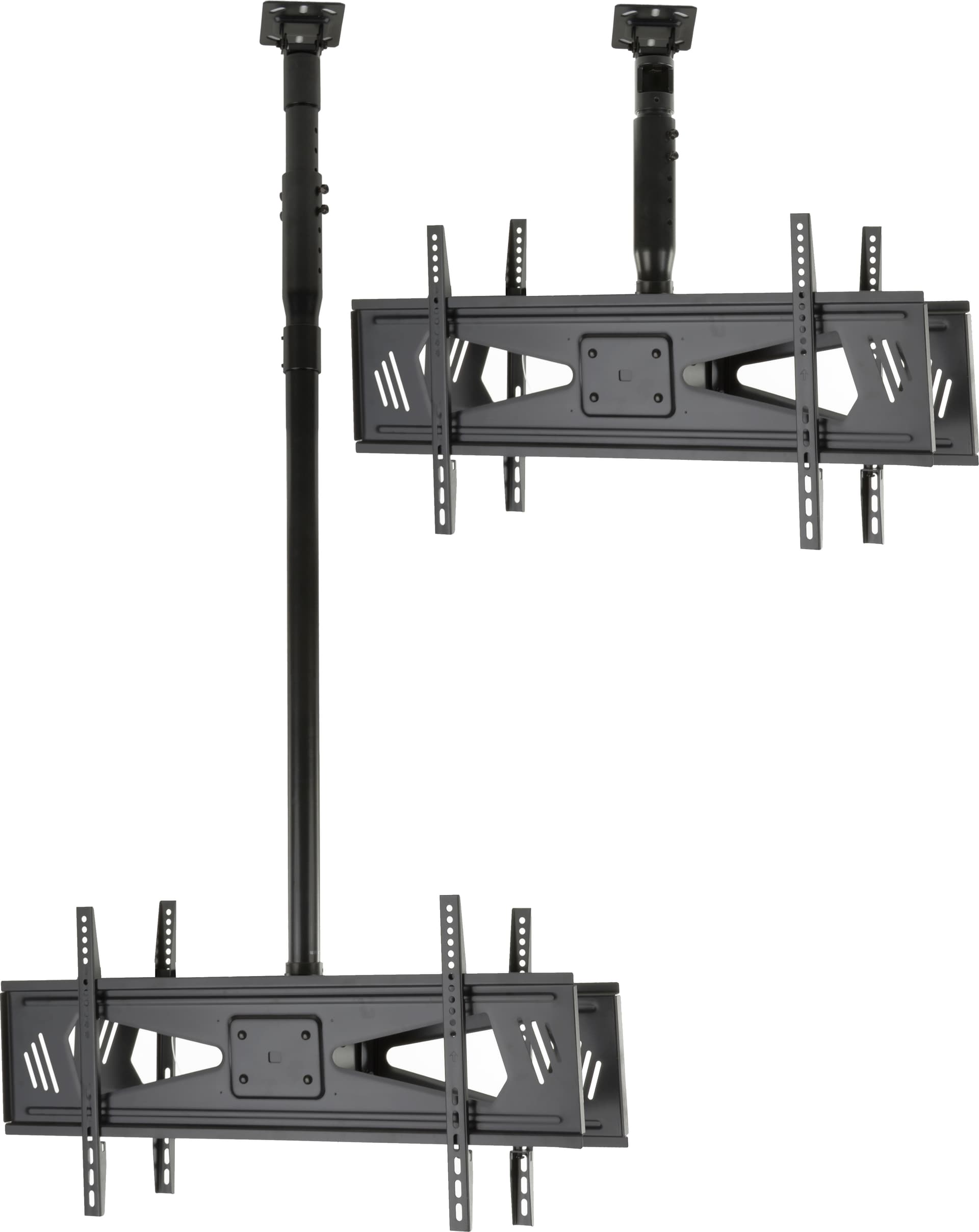 Hanging TV Mount | Dual Screen Bracket with Adjustable Features ...