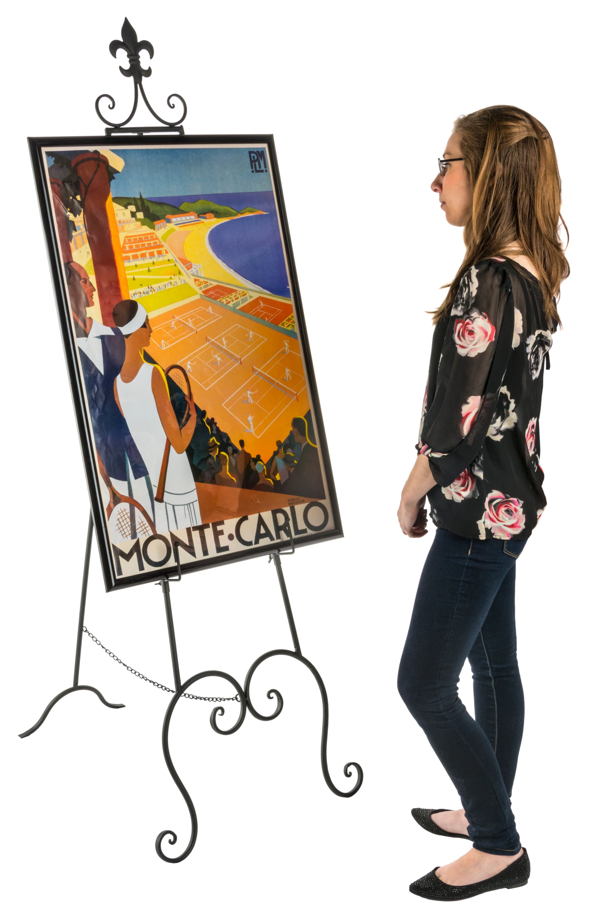 Adjustable Decorative Easel | Height Modifiable Display Hooks | Displays2Go