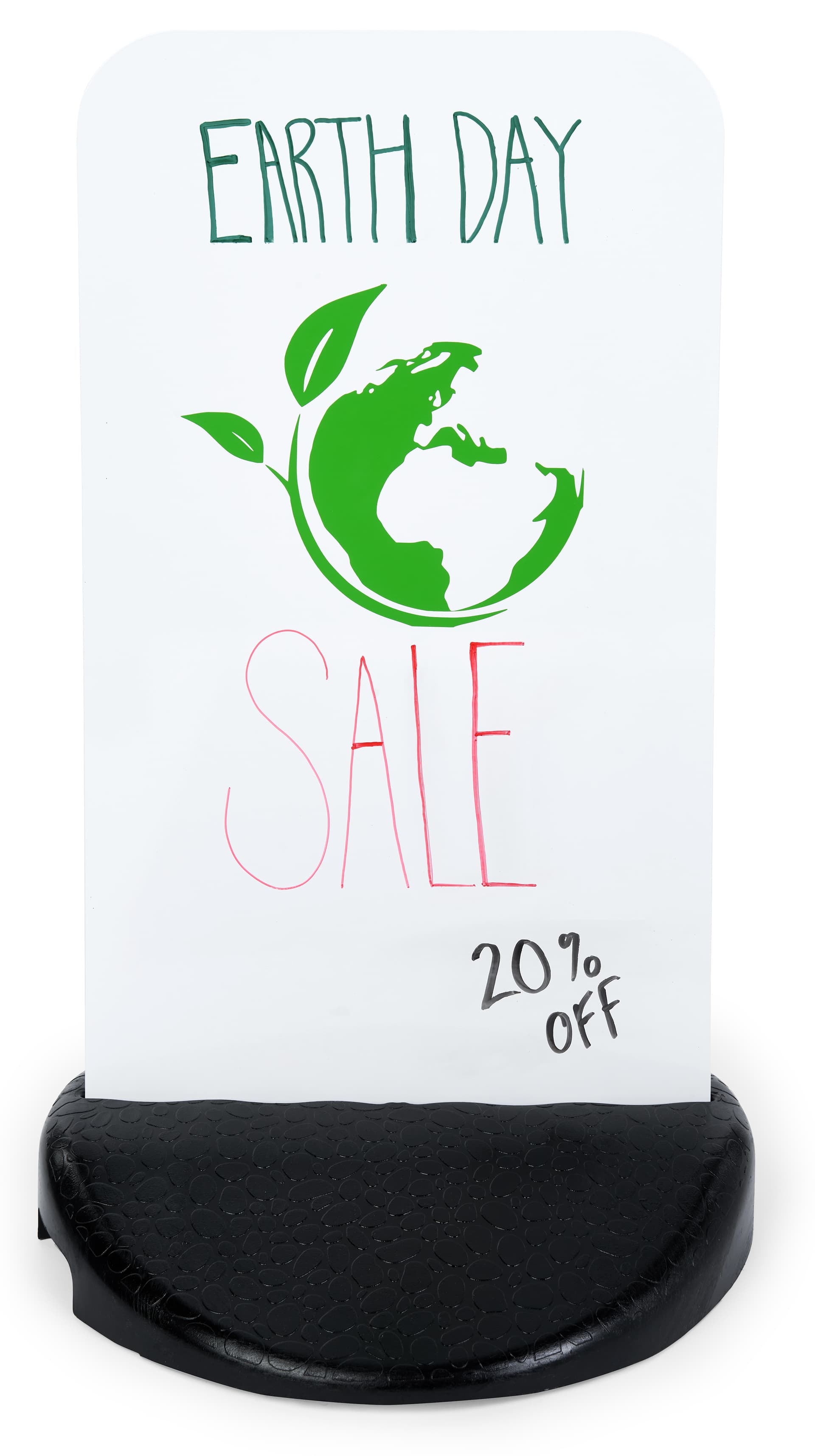 Weighted Base Curb Sign | Aluminum Panel | Displays2Go