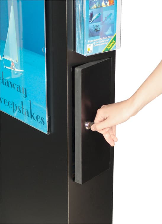 Floor Standing Comment Box | Poster Frame & Side Literature Pockets ...