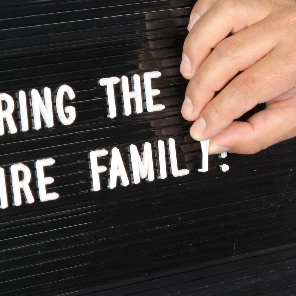 1" Letter Set - Non-Boxed Set (4) Sheets | Displays2Go