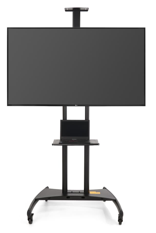Large Flat Screen TV Stand | AV & Camera Shelf Included | Displays2Go