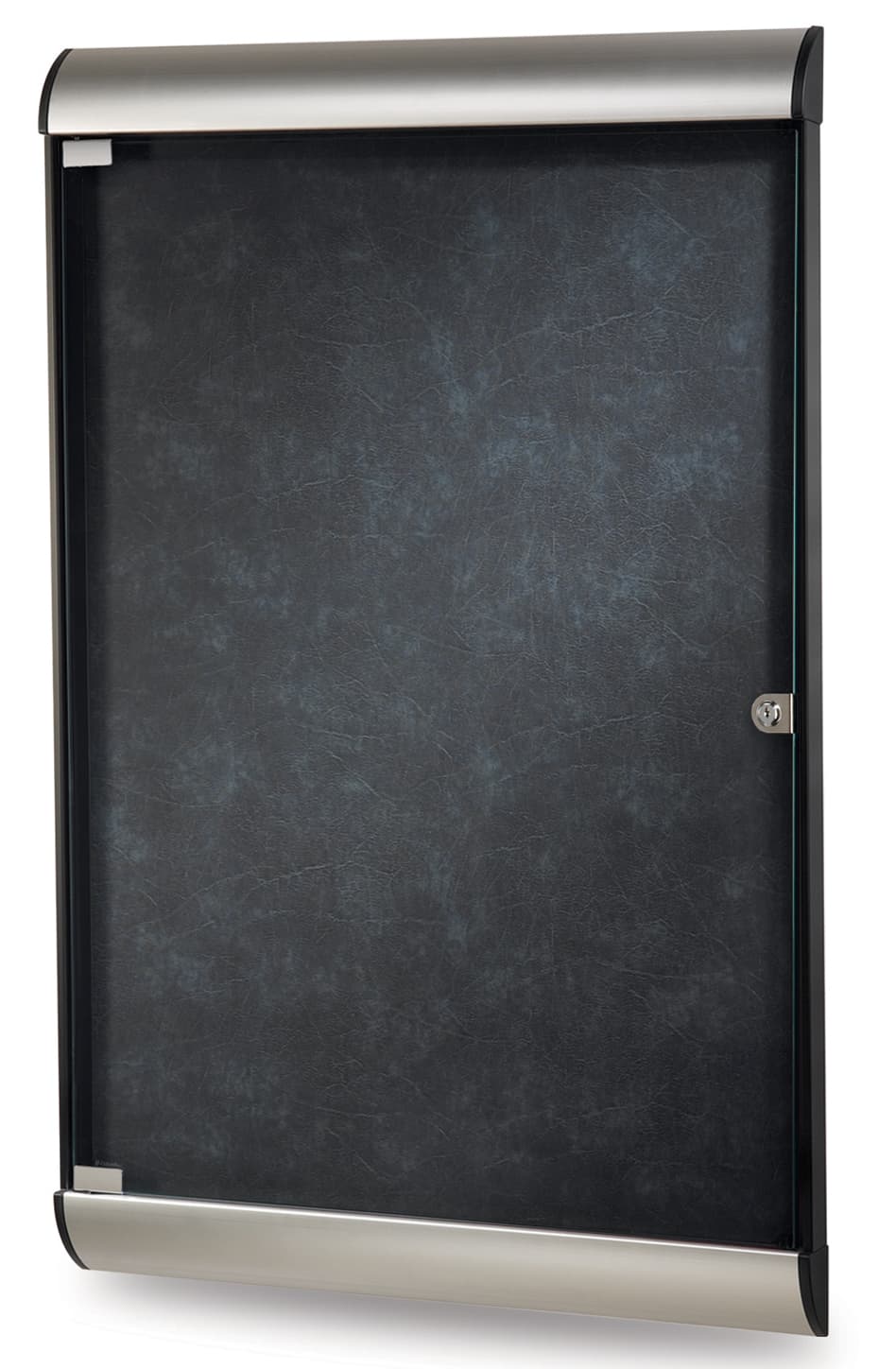 Silhouette Enclosed Tackboard in Twilight | Locking Door | Displays2Go