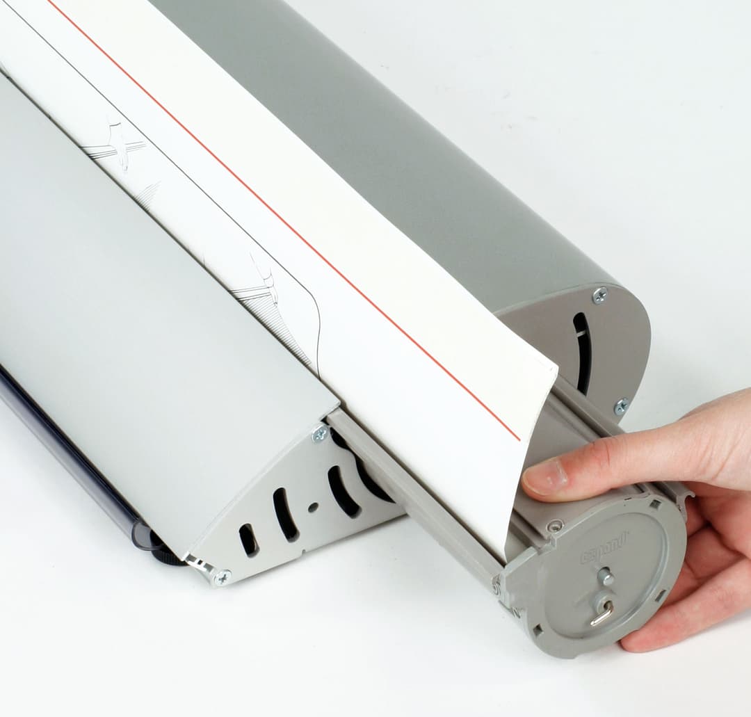 Quickscreen Banner Stand | Replaceable Graphic Cartridges | Displays2Go