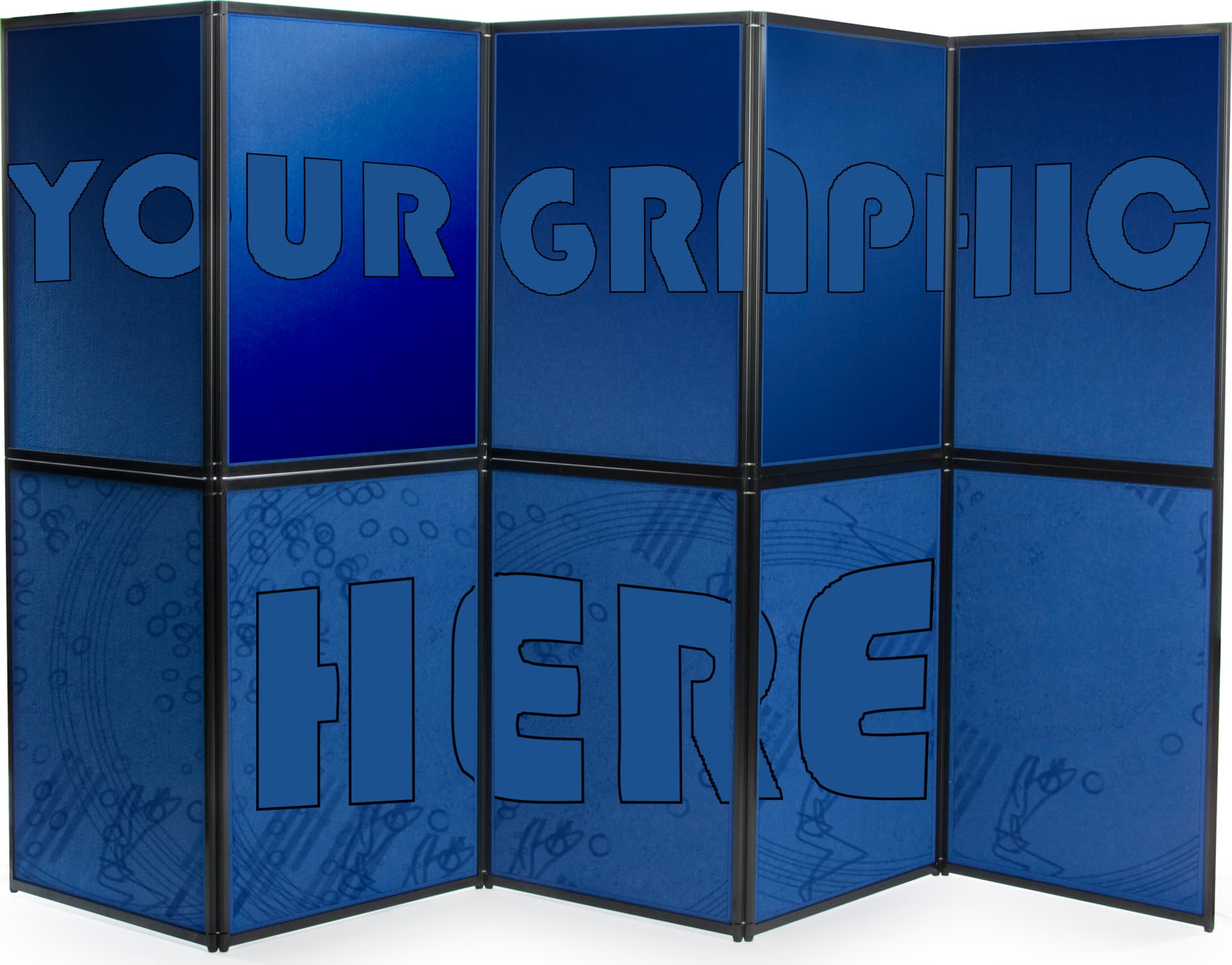 Hook and Loop Folding Board | (10) Double Sided Panels | Displays2Go