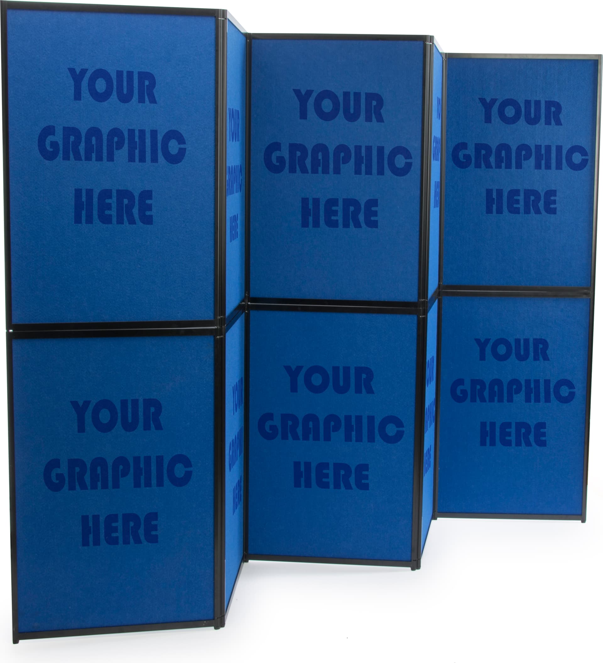 Hook and Loop Folding Board | (10) Double Sided Panels | Displays2Go